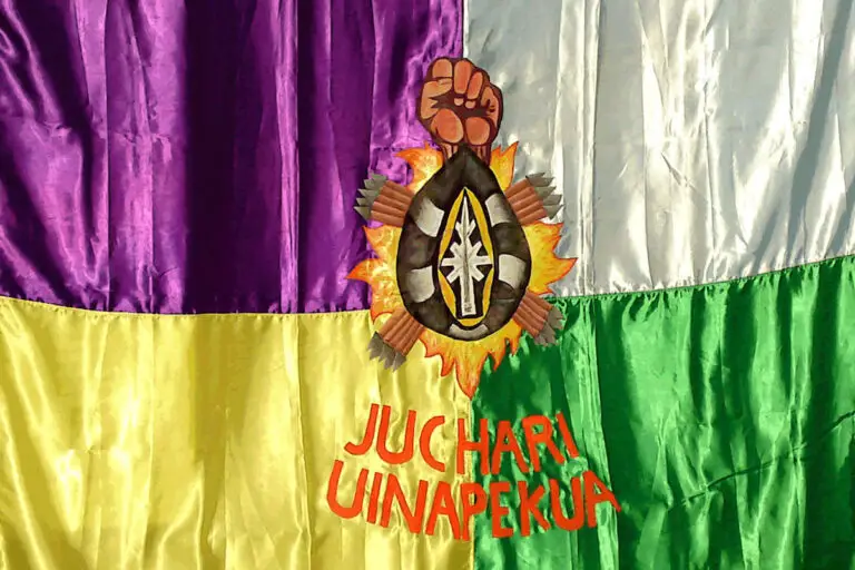 BANDERA PURÉPECHA » Imágen simbólica de su lucha y resistencia