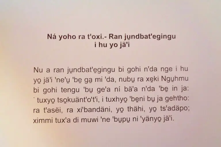 PALABRAS EN OTOMÍ » Vocablos típicos de una ancestral lengua tonal