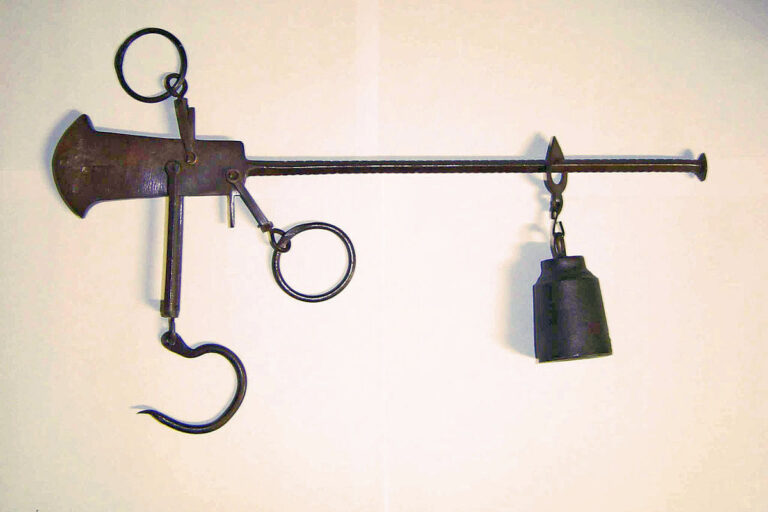 BALANZA ROMANA » Instrumento de pesaje asociado al comercio